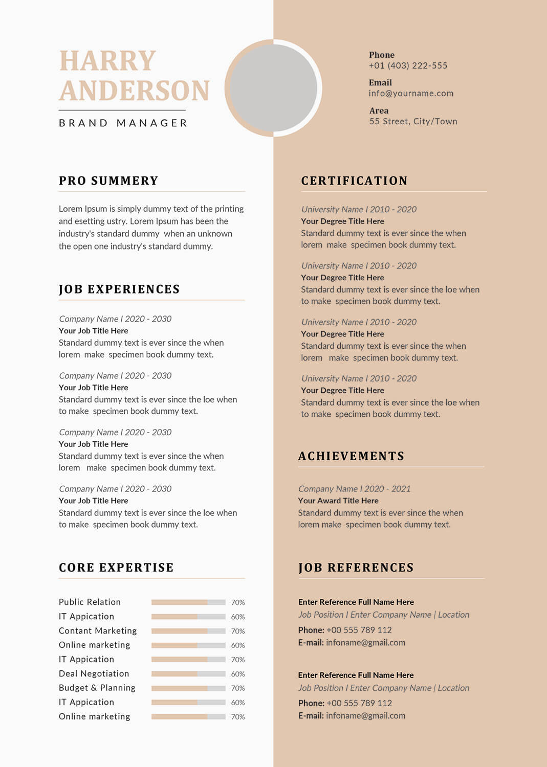 Production Resume Templates On The Way To A Great Job
